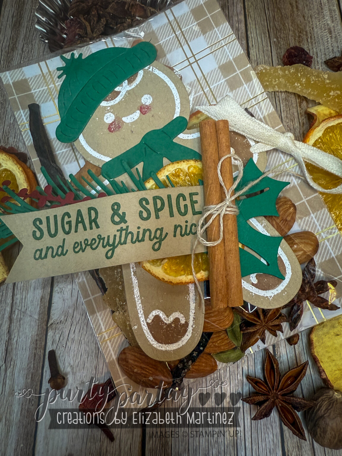 Gingerbread Simmer Pot Gifts Using the Gingerbread Man Bundle - PurtyParTAY